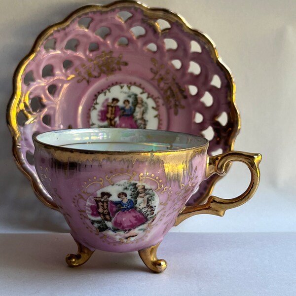 Footed Tea Cup - Etsy