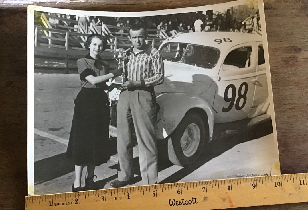 Early 50s Car Racing Photograph Race Car Driver Norman - Etsy