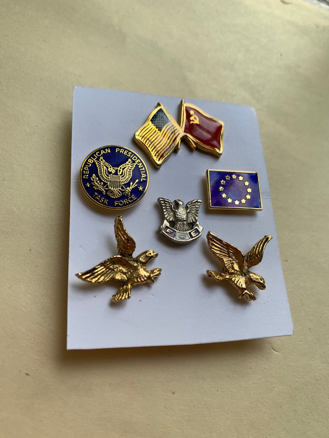 Vintage Political Pin Collection Republican Soviet Russia European ...