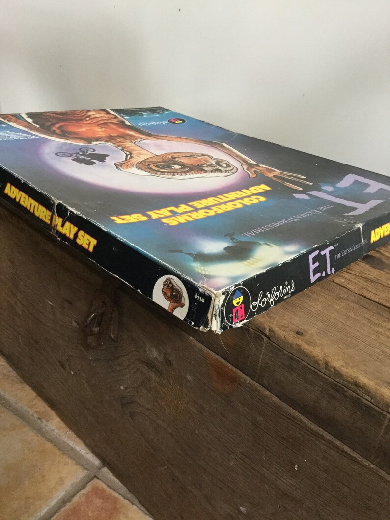 Vintage E.T. The extra-terrestrial color forms adventure play | Etsy