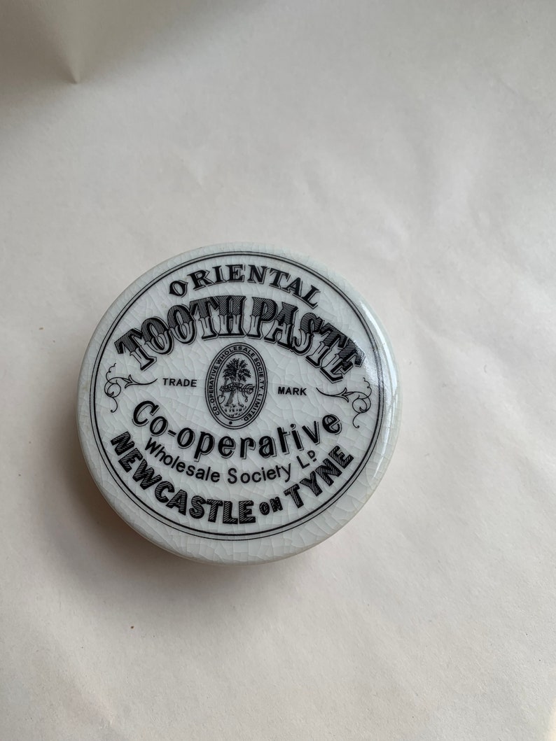 Antique Oriental Toothpaste Pot With Lid Advertising - Etsy