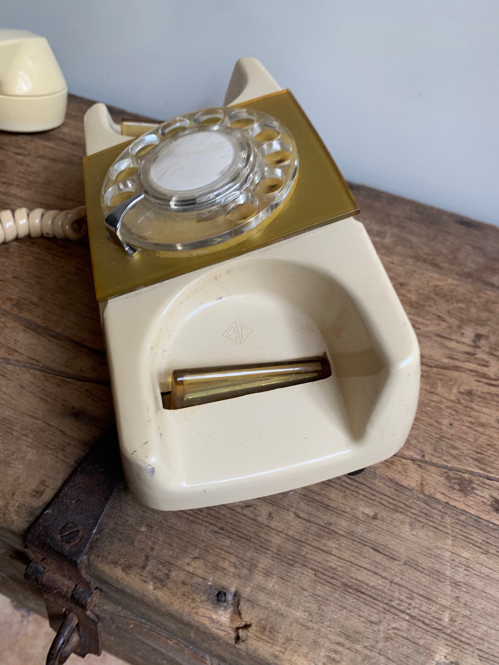 Vintage Starlite Rotary Dial Telephone in Almond by AE - Etsy