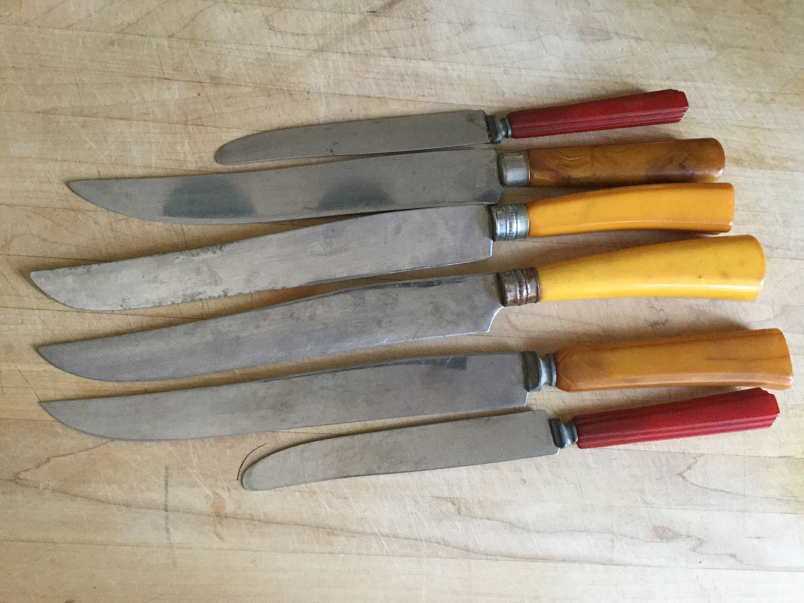 Bakelite Kitchen Utensils Knife Set Mix Lot Cherry - Etsy