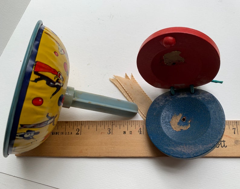 Vintage Tin Litho Circus Noise Maker Bell by US Metals & Wood | Etsy