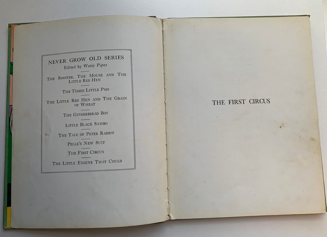 The First Circus by Fanny Burgheim Hardcover Book Platt & Munk | Etsy