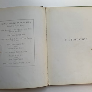 The First Circus by Fanny Burgheim Hardcover Book Platt & Munk No 357 ...
