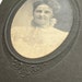 Antique Victorian Women Jessie Snow Portrait With Embossed Oval Matte ...