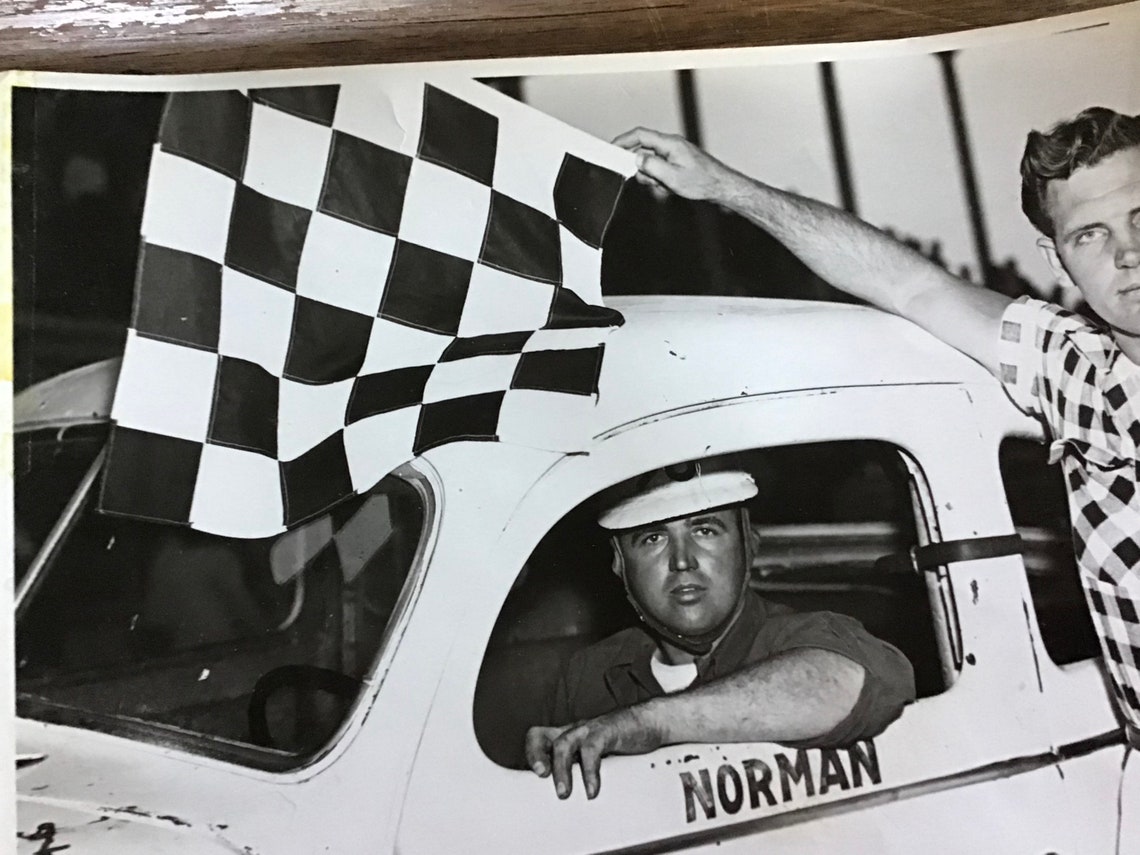 Early 50s Car Racing Photograph Race Car Driver Norman - Etsy