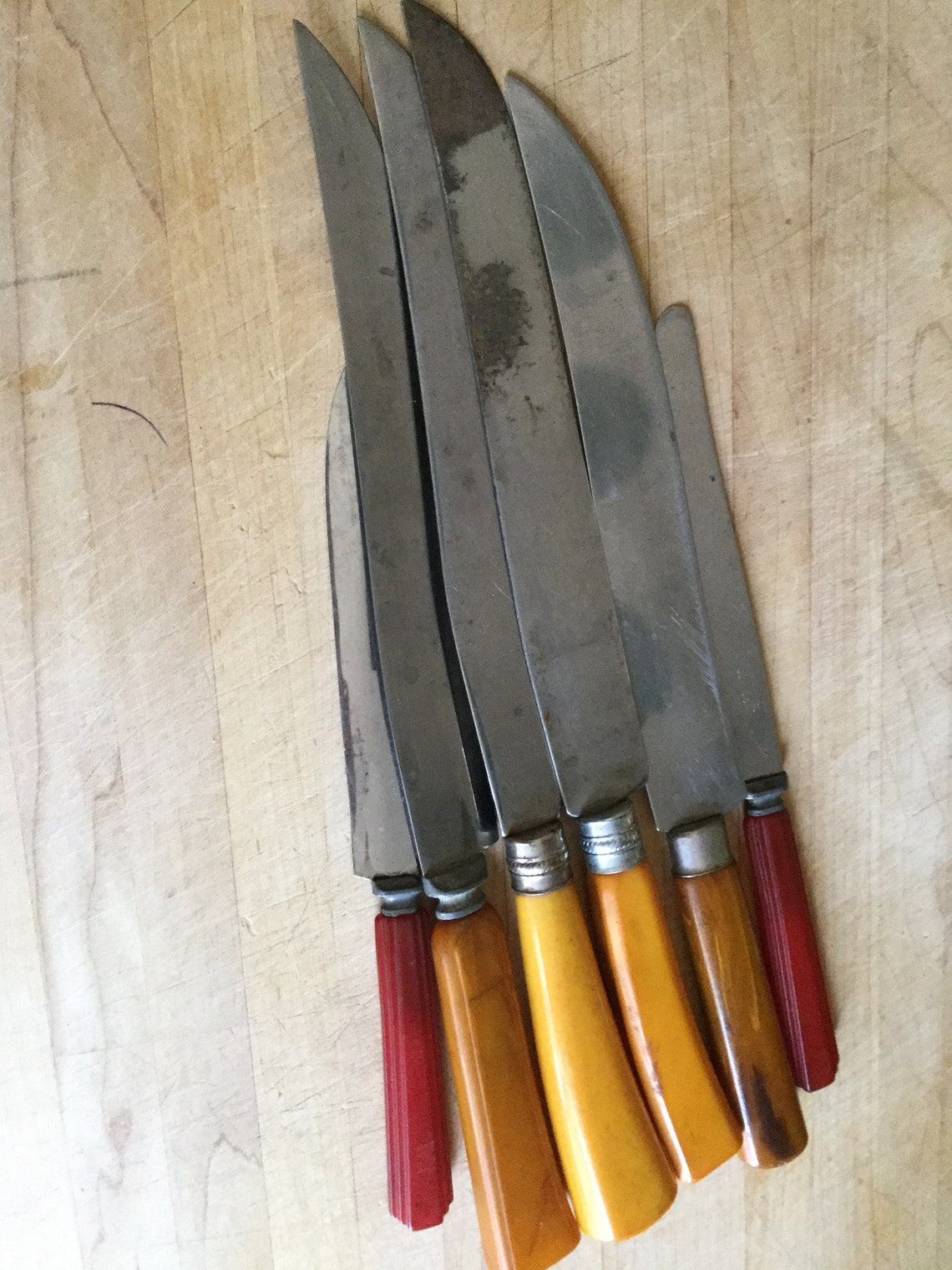 Bakelite Kitchen Utensils Knife Set Mix Lot Cherry - Etsy