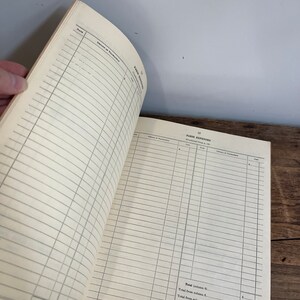 Blank Farm Farm Record Book 1930s Vintage Paperback Ledge - Etsy