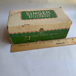 Vintage Singer Buttonhole Attachment 121795 With Original Box ...