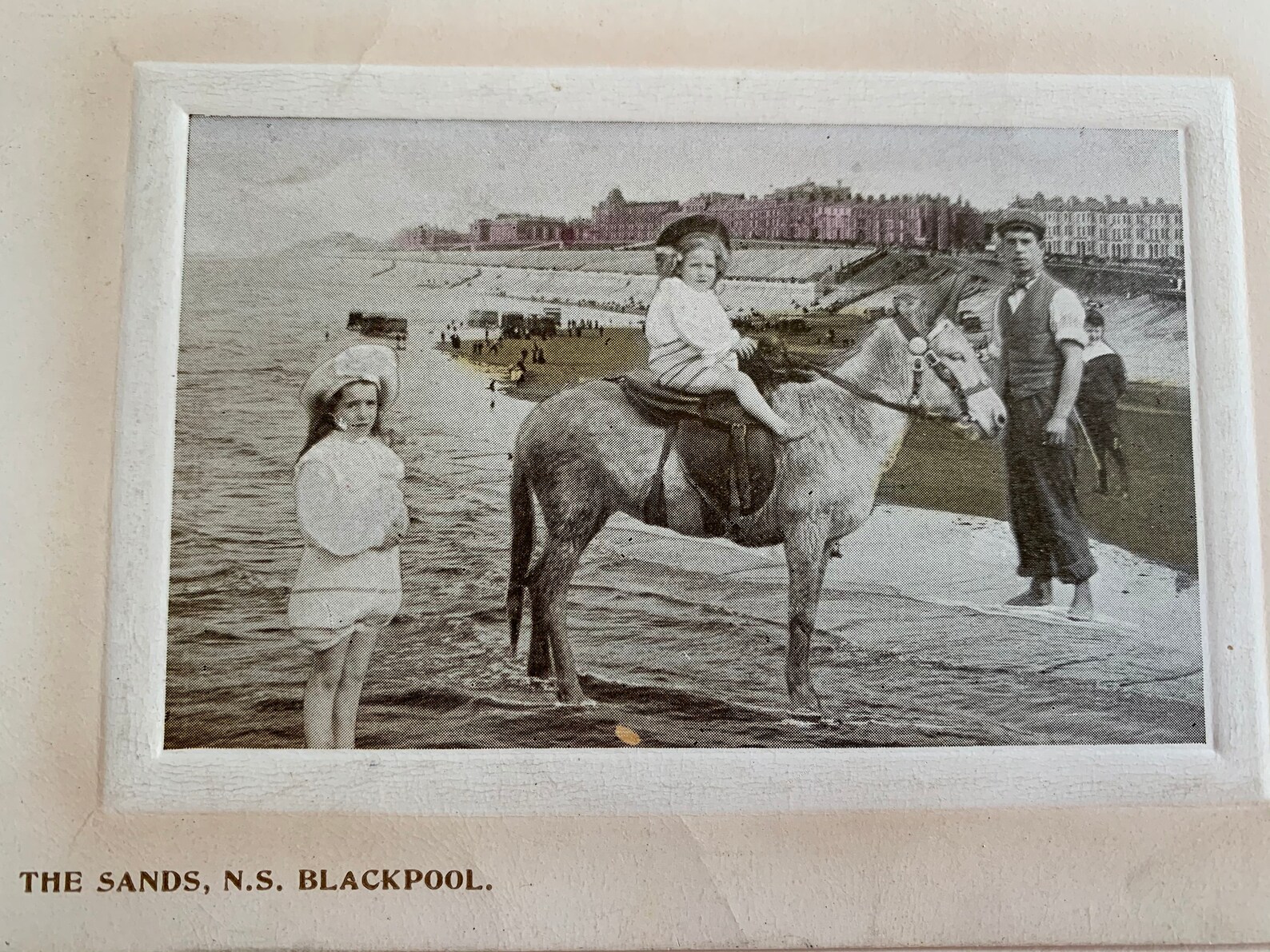 Antique the Sands N.S. Blackpool Photo Postcard the Advance - Etsy