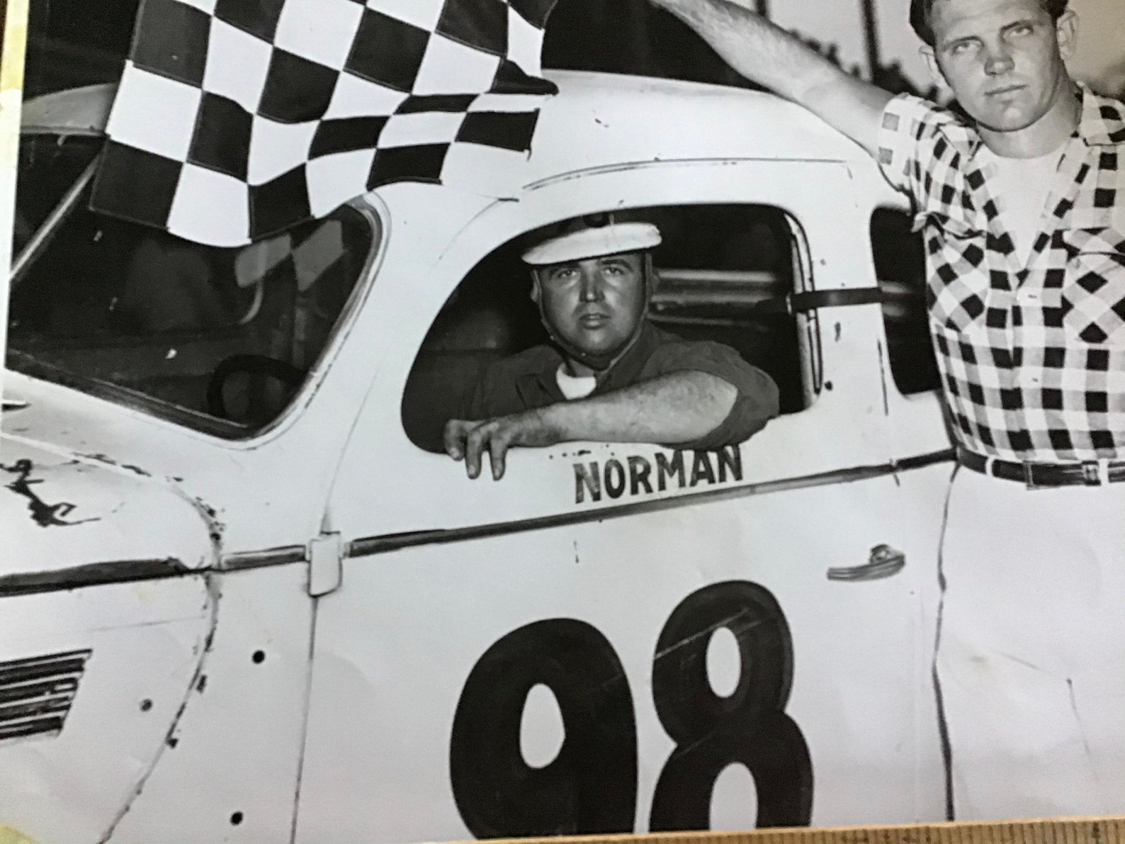 Early 50s Car Racing Photograph Race Car Driver Norman - Etsy