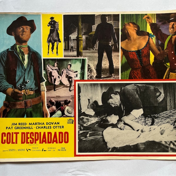 Vintage Mexican Western Movie Poster - Etsy