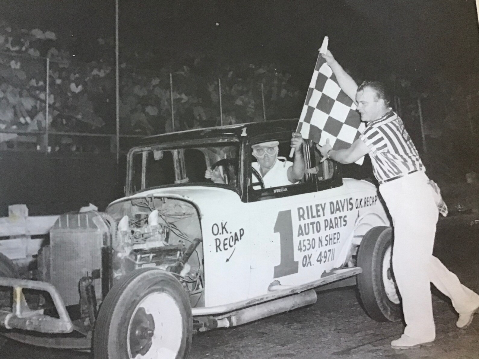 Early 50s Car Racing Photograph Stock Car Driver Norman - Etsy