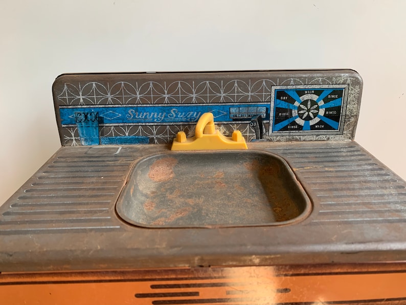 Vintage Sunny Suzy Tin Toy Kitchen Sink by Wolverine Toy - Etsy