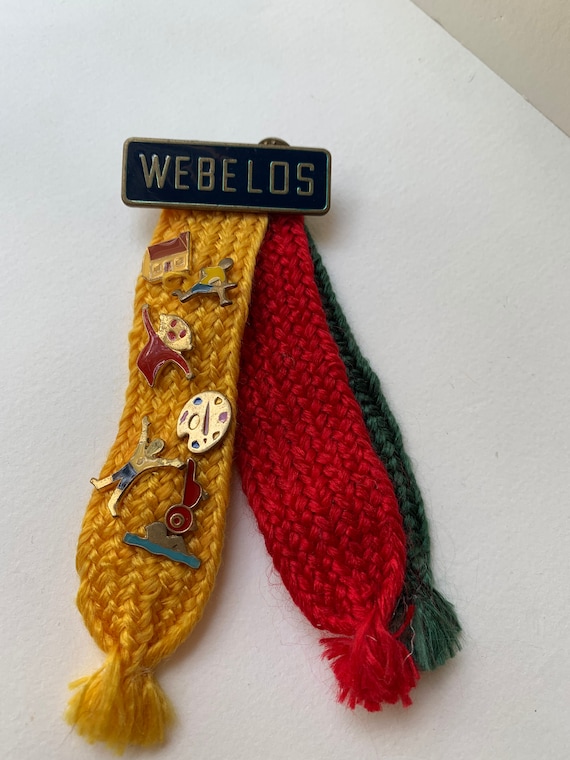 Vintage Webelos Cub Scout Activity Pin Collection - Gem