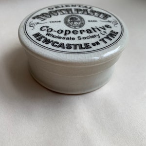 Antique Oriental Toothpaste Pot With Lid Advertising - Etsy