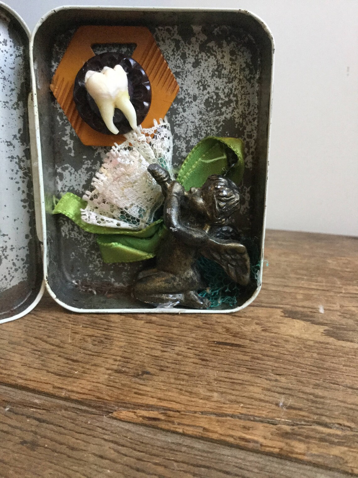 Still Dreaming Hidden Tooth Shrine Tin Box Art Human Tooth - Etsy