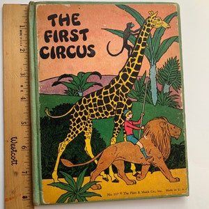 The First Circus by Fanny Burgheim Hardcover Book Platt & Munk No 357 ...