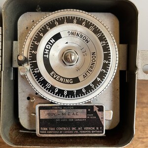 Vintage Tork Timing Switch Portable Electric Time Switch Machine, Timer ...