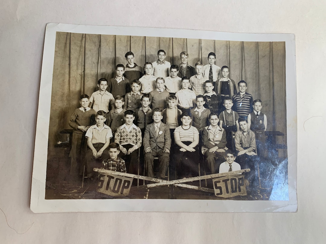 Vintage 1940s Middle School Class Photo: Canton, Ohio - Etsy UK
