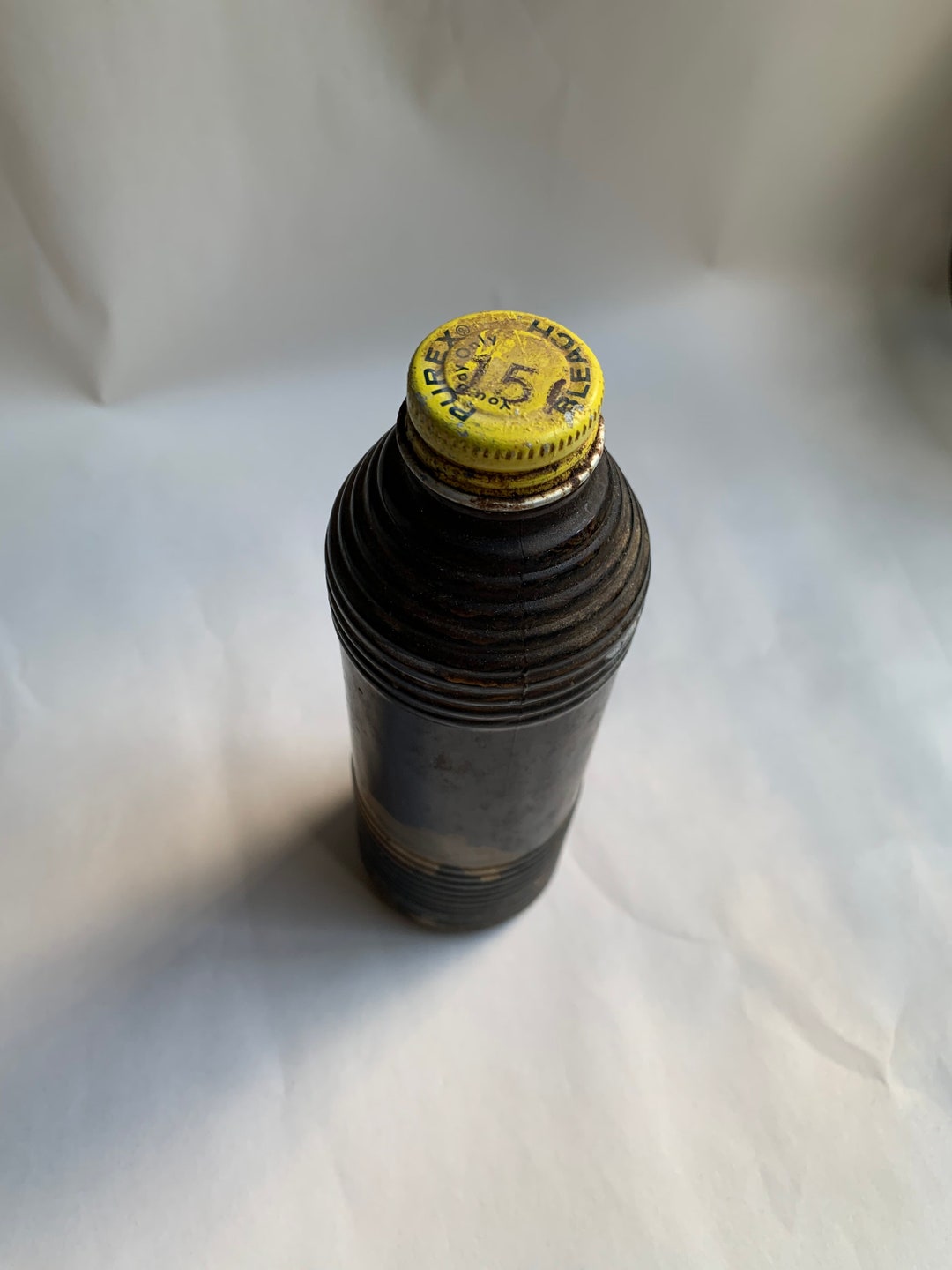 Vintage Small Purex Bleach Honeycomb Brown Glass Mini Bottle Vintage ...