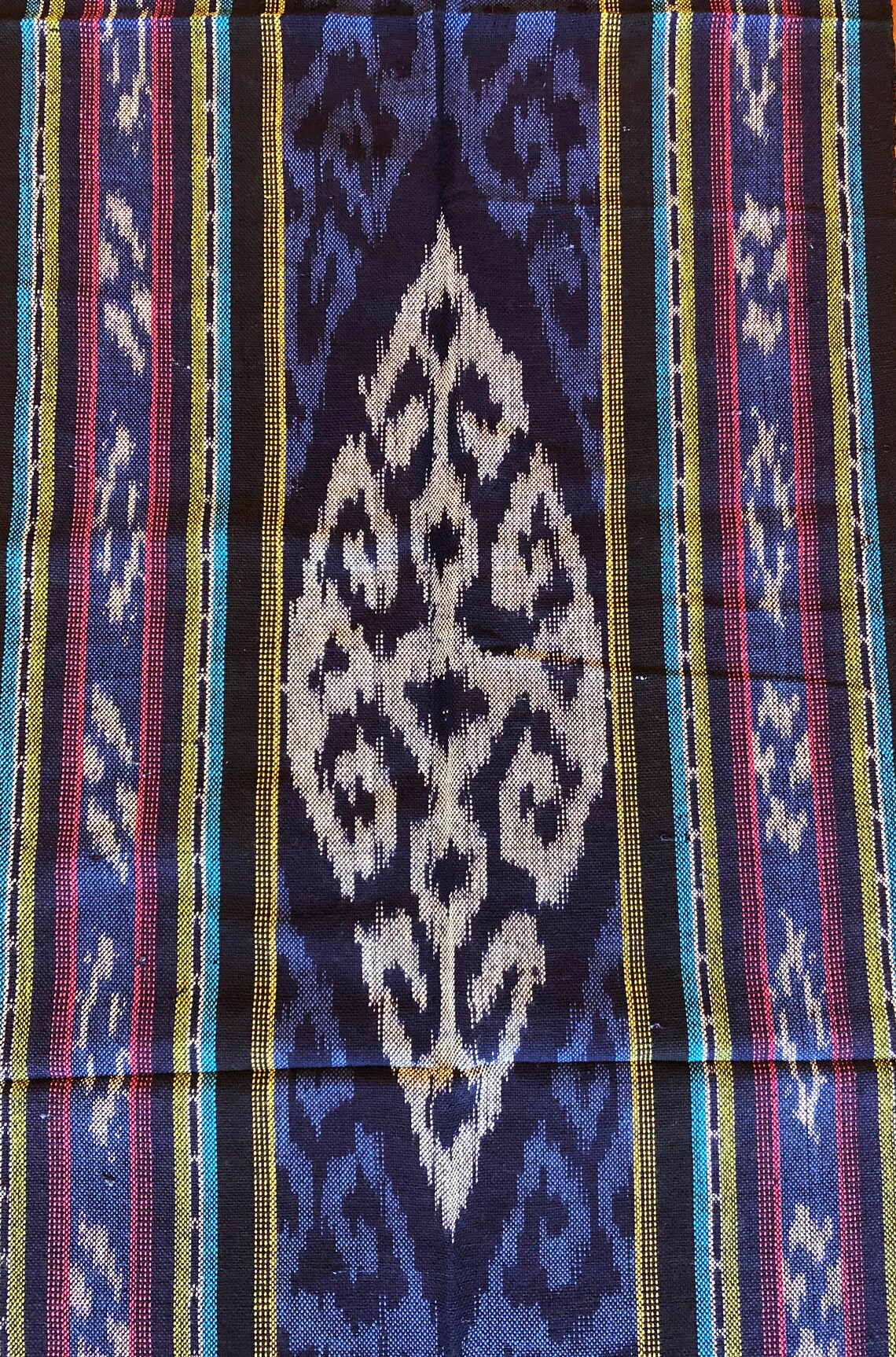 Blue Tenun Ikat Troso Handwoven table Runner Wall Hanging - Etsy