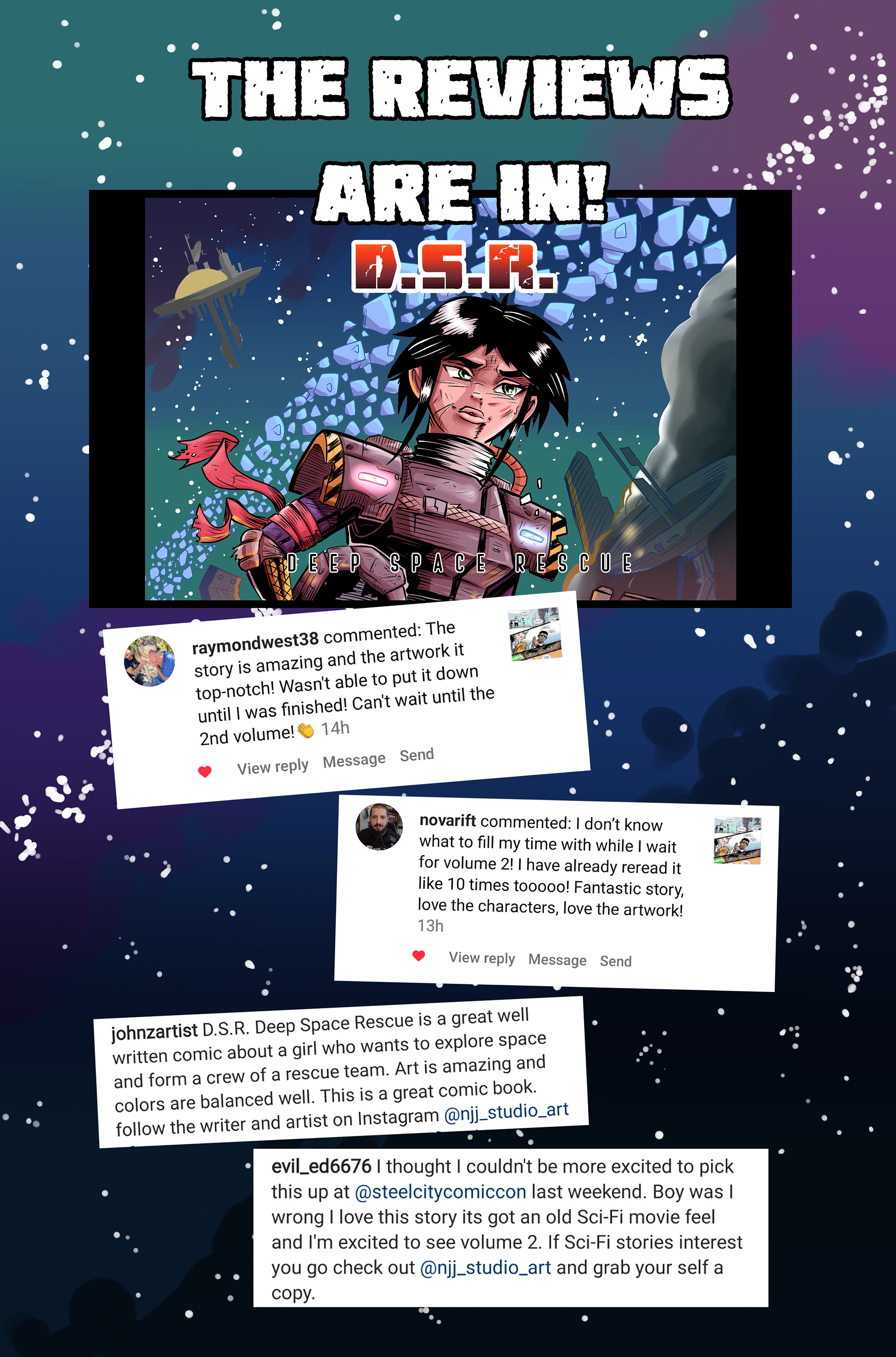 D.S.R. Deep Space Rescue Volume No.1 64 Page Graphic Novel - Etsy