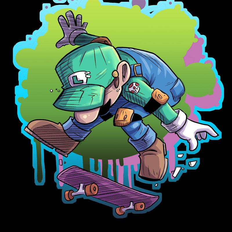 Luigi Board - Etsy