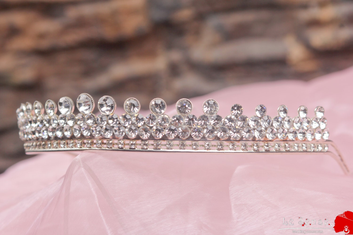 Unique Handmade Crystal Small Crown Rhinestone Tiara Bridal | Etsy