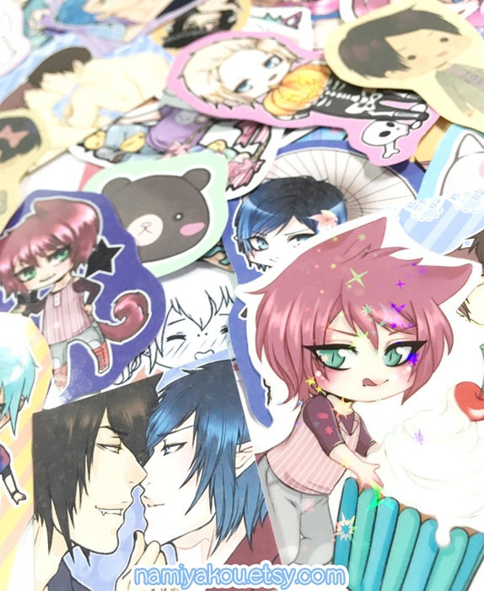 STICKER Grab Bag Super cute Manga & Anime Art Stickers | Etsy