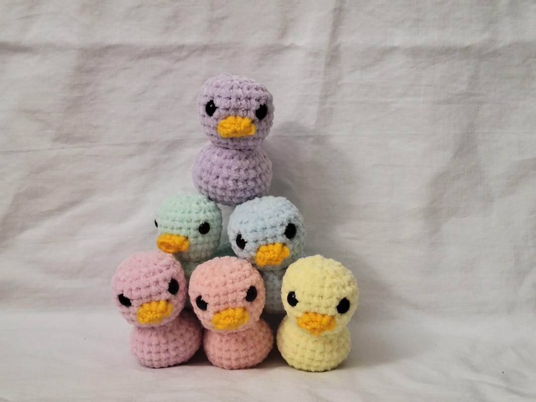 Small Crochet Rubber Ducky - Etsy