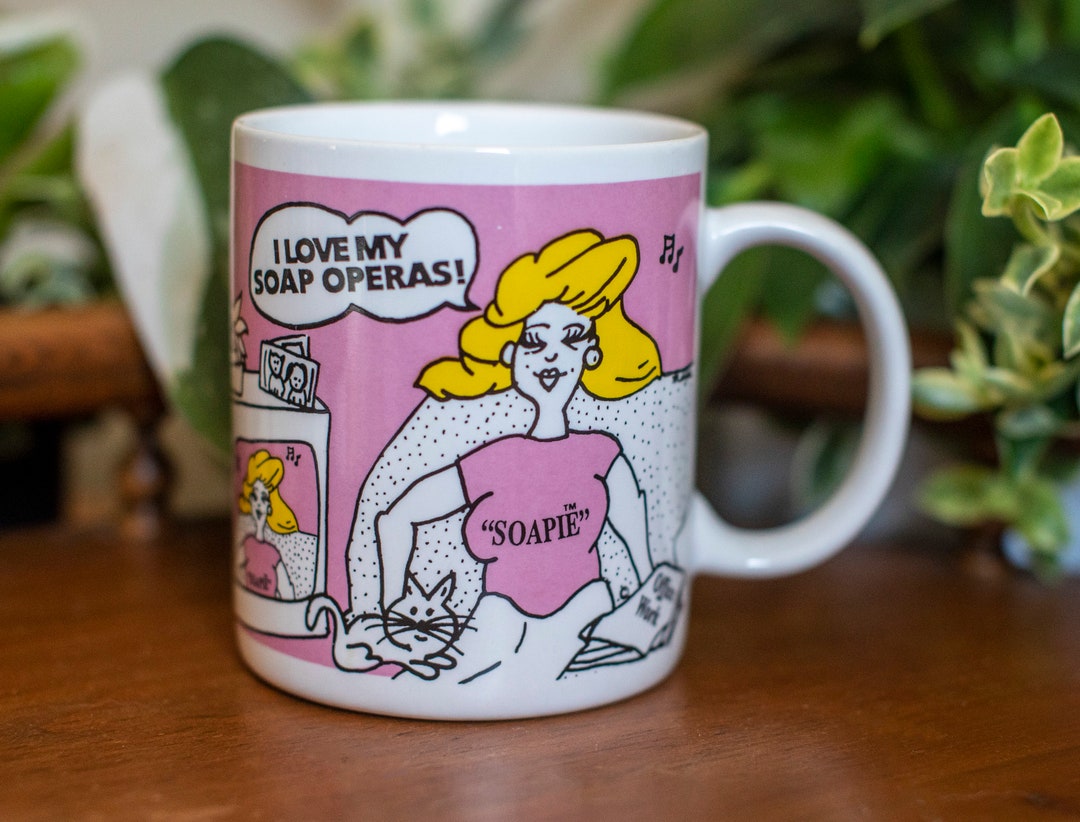 Vintage Soapie - Soap Opera Mug With Margie Castle - Etsy