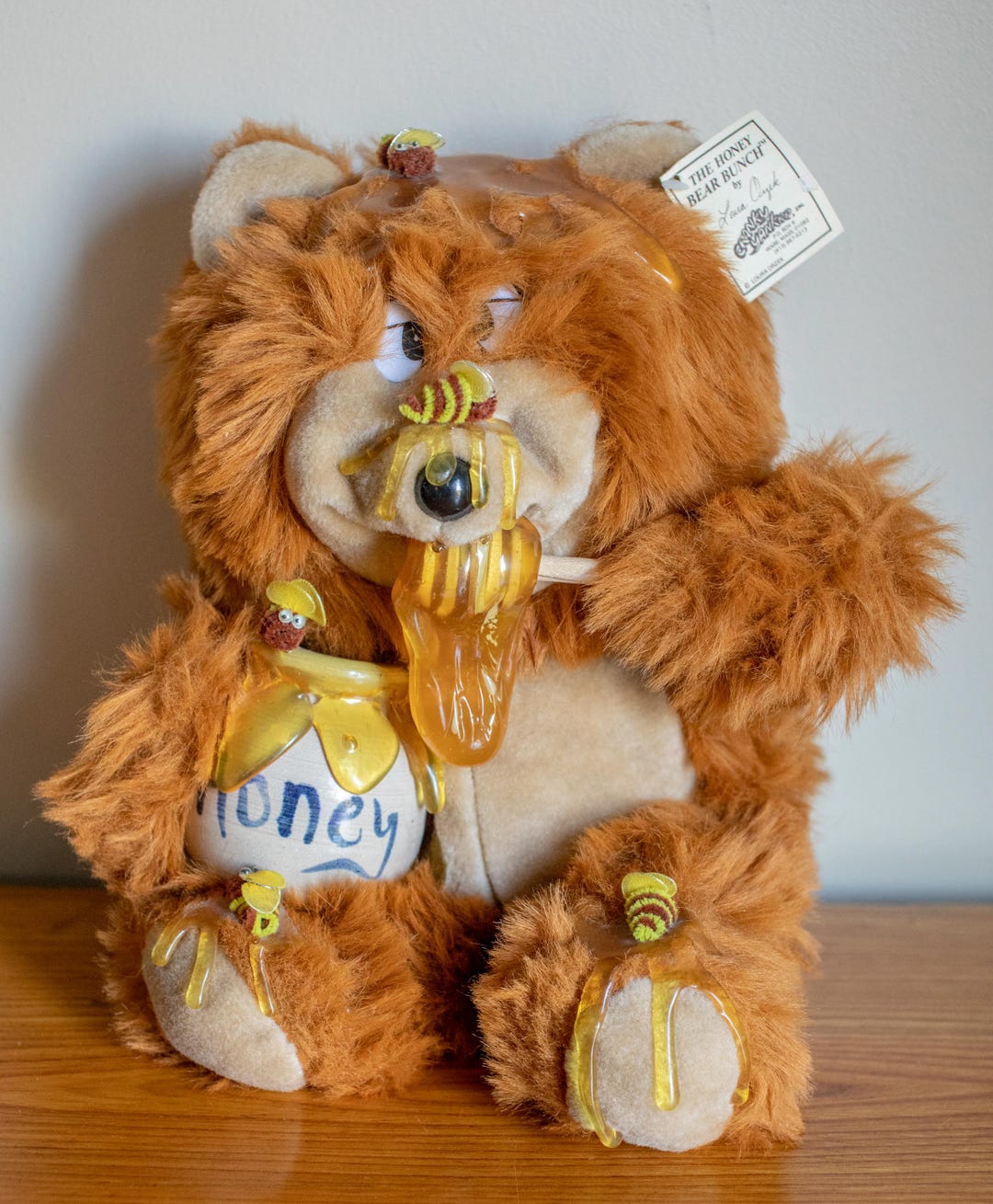 Rare Vintage the Honey Bunch Bear by Loura Orzek Cranky Yankee Dripping ...