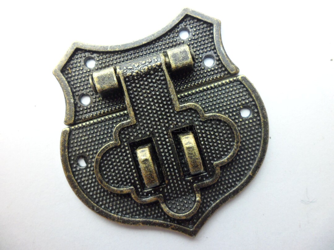 40mm X 43mm Bronze Color Jewelry Box Hasp Catch/jewelry Box Latch/small ...