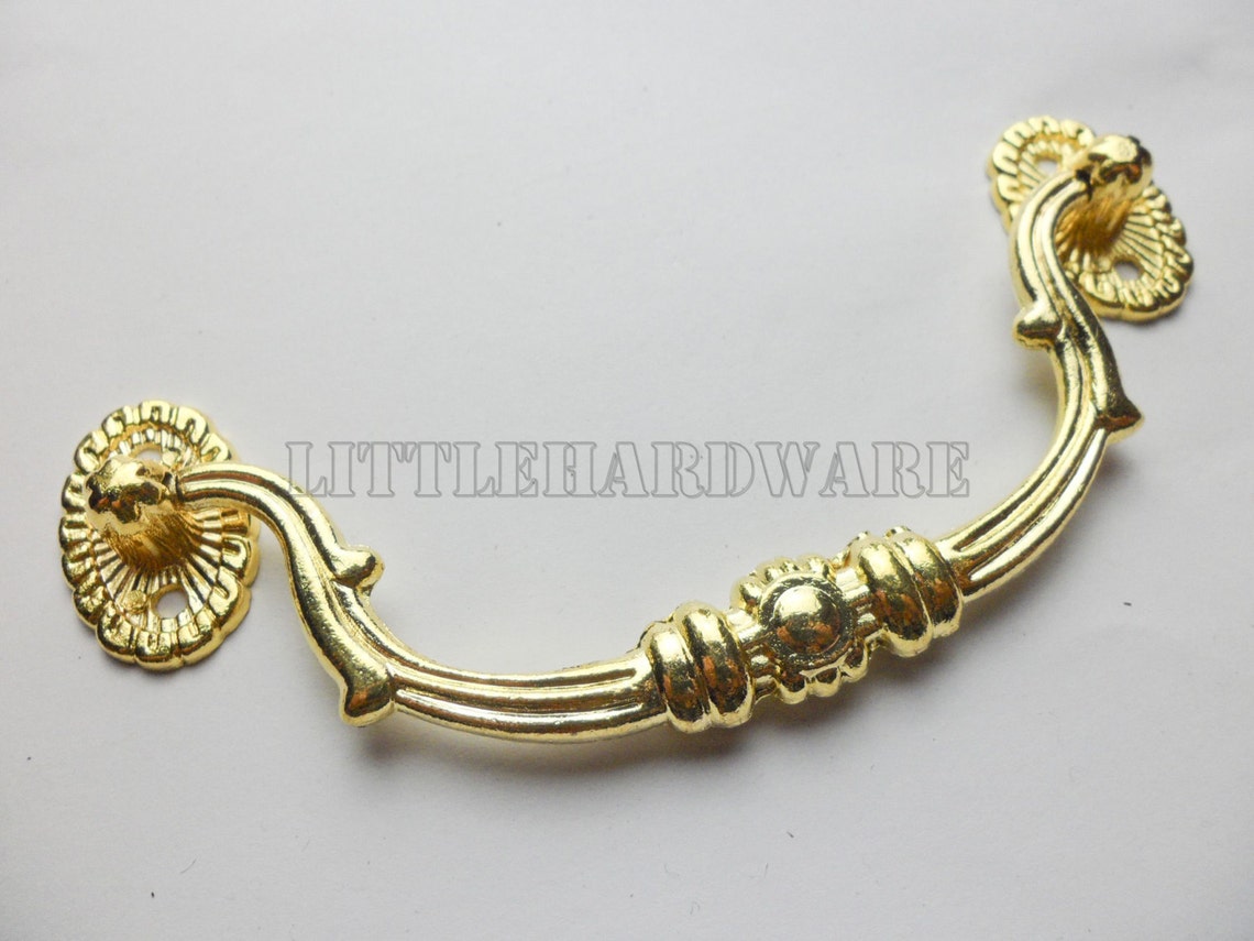 121mm X 50mm Golden Drop Handles Dresser Drawer Pulls Handles - Etsy