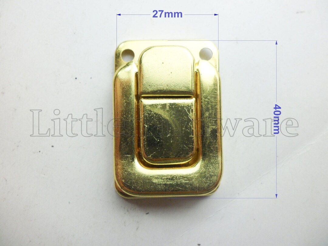 4pcs/10pcs 40mmx27mm Golden Lock Latch / Box Hardware / Jewelry Box ...