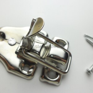 42mmx60mm Silver Lock Latch Small Box Hardware Jewelry Box Latch Gift ...