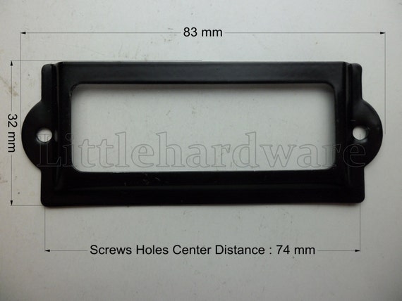 4pcs 84MM X 30mm Big Size Black Color Card Holder/frame - Etsy