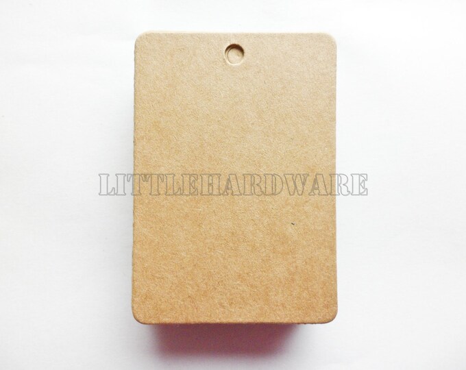 100 Pcs 42mmx60mm Rectangle Blank Printable Tags for Wedding Favors ...