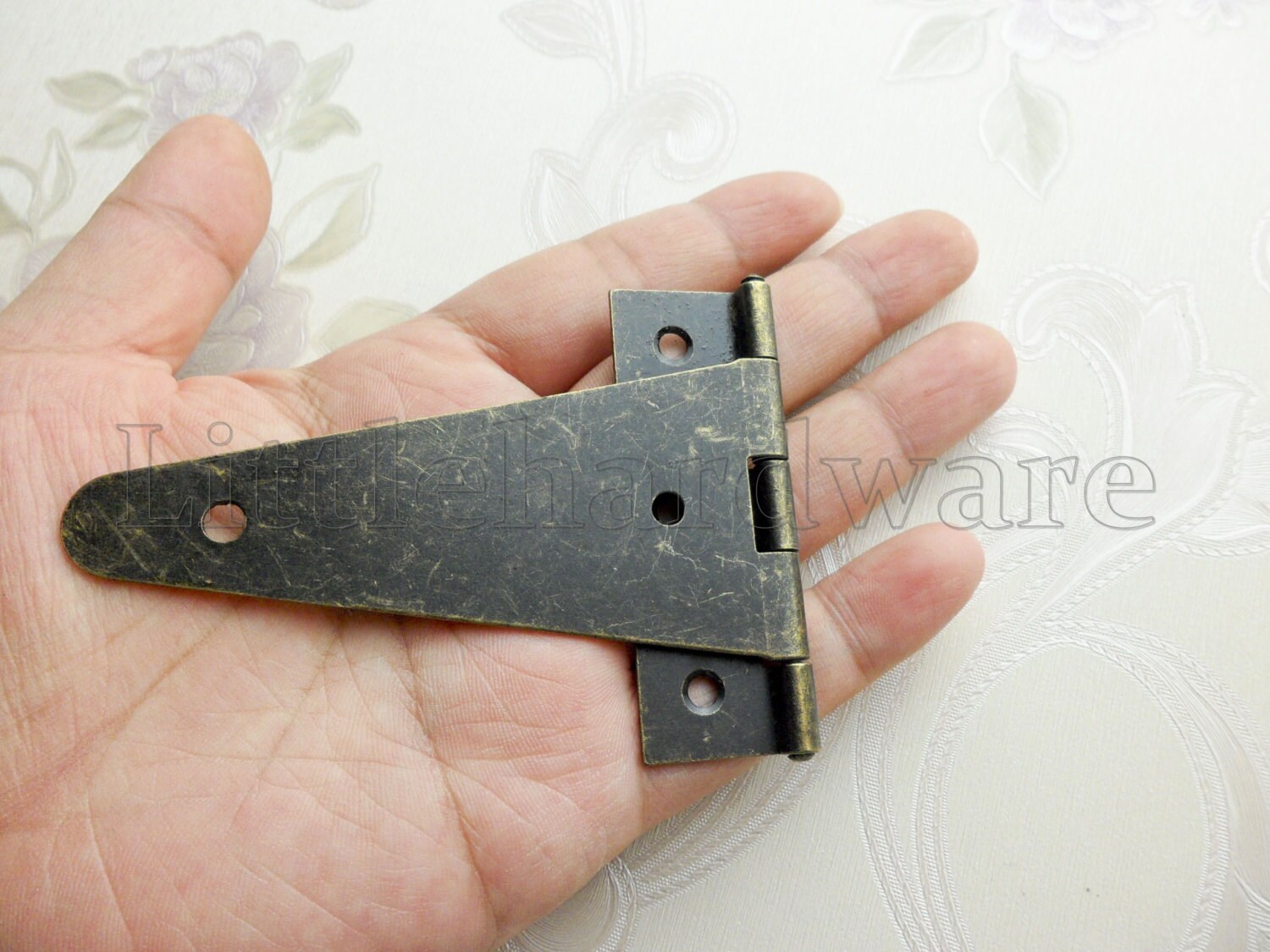 4 Pcs Antique Brass Color Tee Hinges/butt Hinges/parliament - Etsy