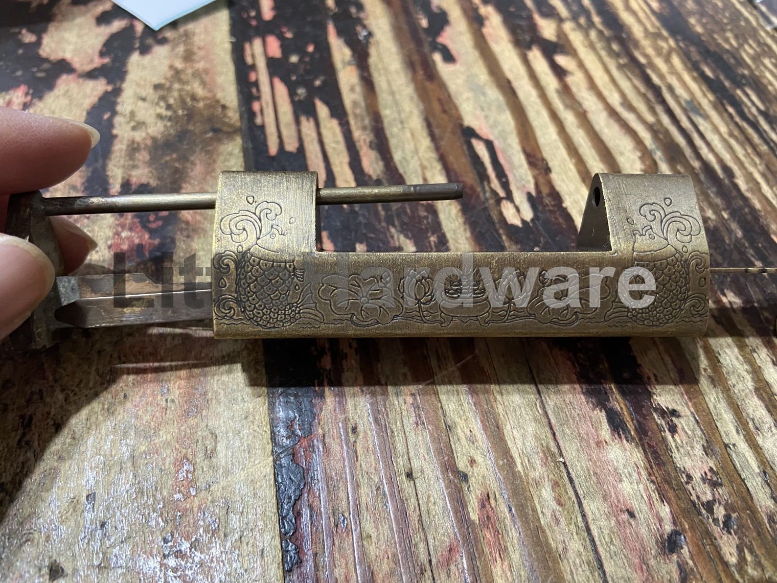 Brass Made Bronze Color Wooden Boxes Lock / Jewelry Boxes | Etsy