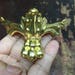 1PC/4PCS Large Golden Color 83mm X42mm Tiger Claws With Wings Box Legs ...