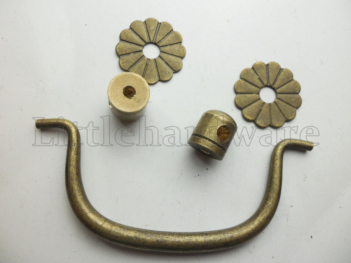 100mm X 50mm Brass Made Vintage Drop Pulls /drawer Handles / - Etsy