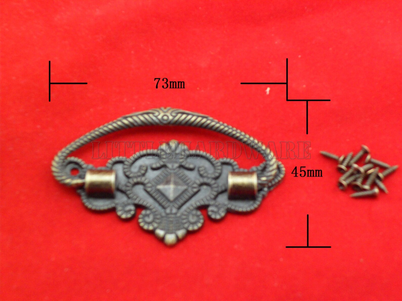 Vintage 73mm X 45mm Crown of Stars Style Dresser Drawer Pulls - Etsy