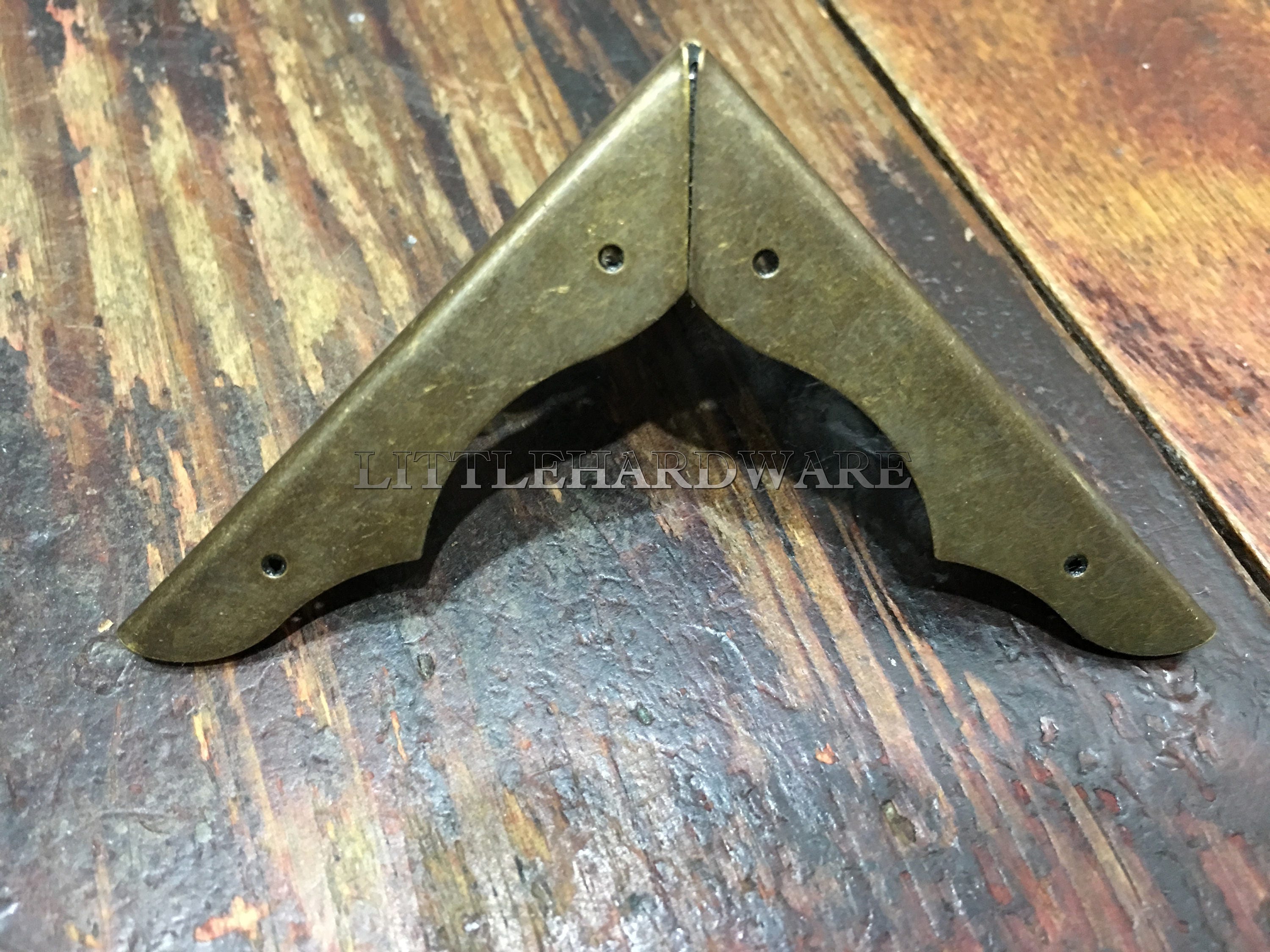 4 Pcs Bronze Color Ornate Antique Brass Corners/brass Jewelry - Etsy