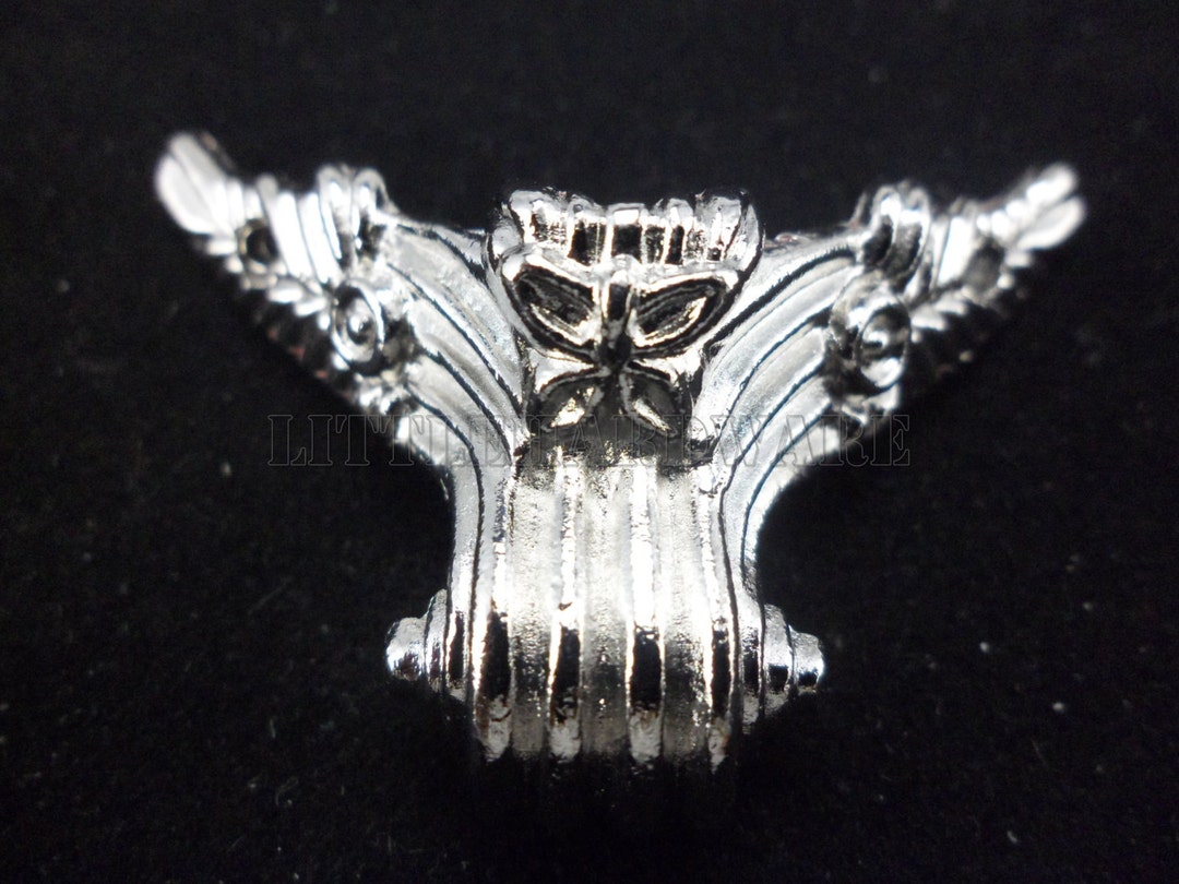 4 Pcs Chinese 57mmx39mm Silver Color Small Butterfly Box Feet Box Legs ...