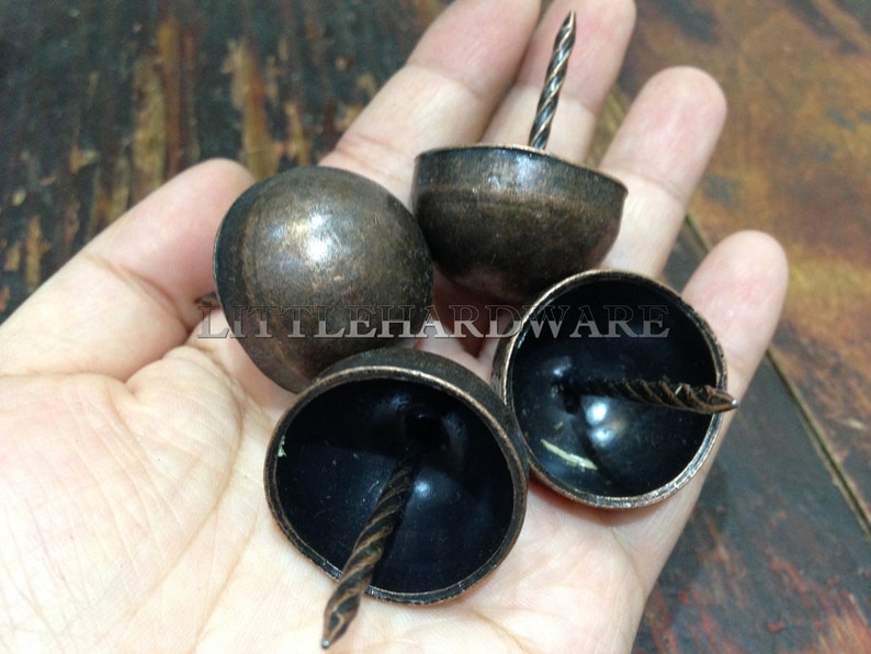 A Pair of Big Size Upholstery Tacks/decorative Tacks/thick - Etsy