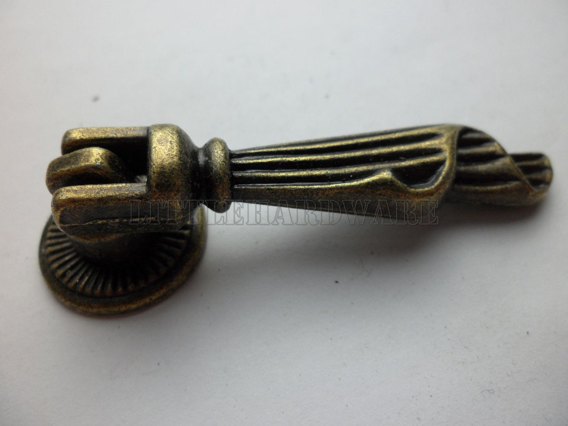 Chinese Metal 60mm X 19mm Pendant Knobs Vintage Drawer Pulls - Etsy